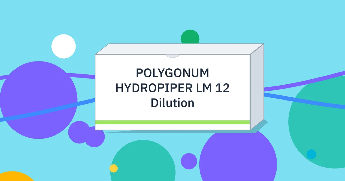 Symbolbild: Packung mit der Aufschrift POLYGONUM HYDROPIPER LM 12 Dilution (PZN 13662406) – Verfügbarkeit und Bezug in Apotheken in Frankfurt am Main