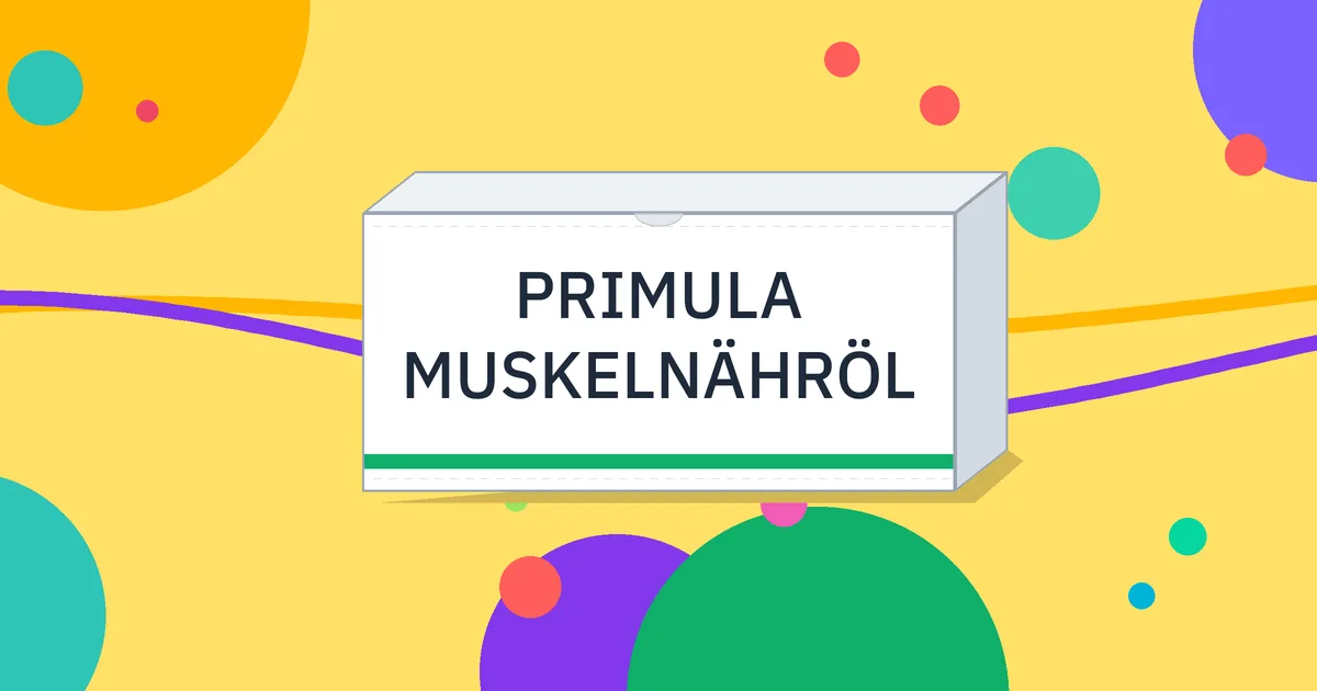 Symbolbild: Packung mit der Aufschrift PRIMULA MUSKELNÄHRÖL (PZN 01753782) – Verfügbarkeit und Bezug in Apotheken in Frankfurt am Main