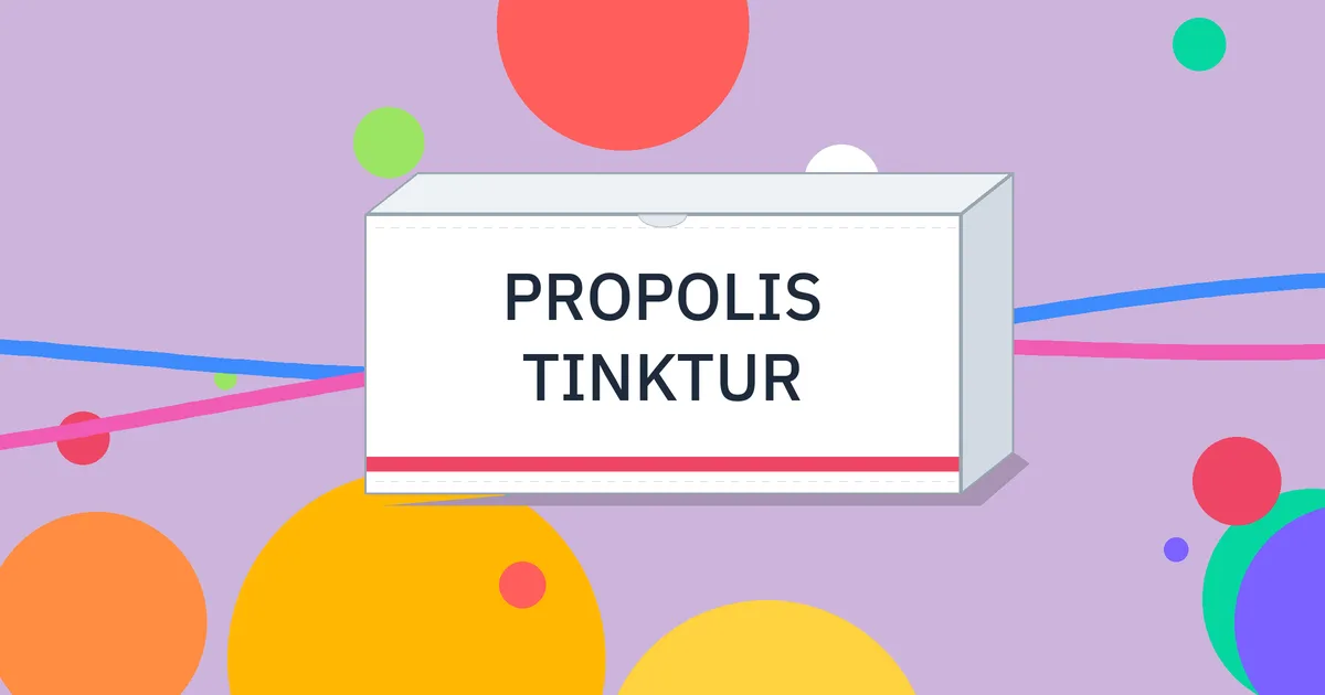 Symbolbild: Packung mit der Aufschrift PROPOLIS TINKTUR (PZN 17187037) – Verfügbarkeit und Bezug in Apotheken in Frankfurt am Main