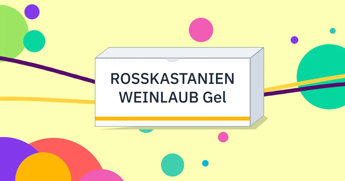 Symbolbild: Packung mit der Aufschrift ROSSKASTANIEN WEINLAUB Gel (PZN 11349510) – Verfügbarkeit und Bezug in Apotheken in Frankfurt am Main