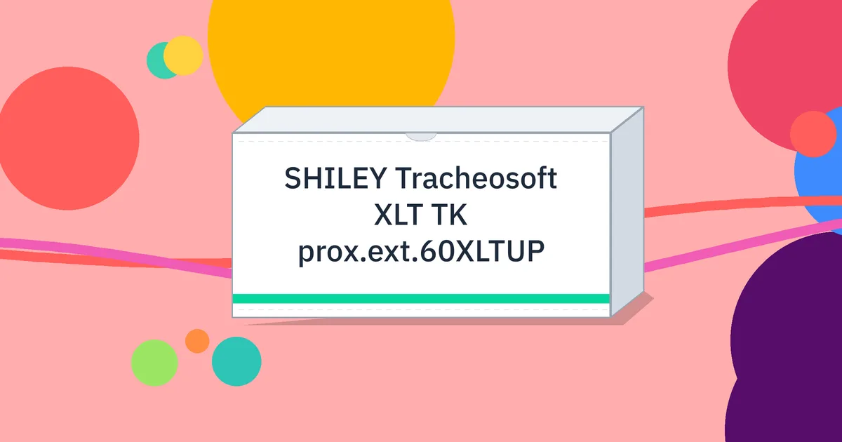 Symbolbild: Packung mit der Aufschrift SHILEY Tracheosoft XLT TK prox.ext.60XLTUP (PZN 04109952) – Verfügbarkeit und Bezug in Apotheken in Frankfurt am Main