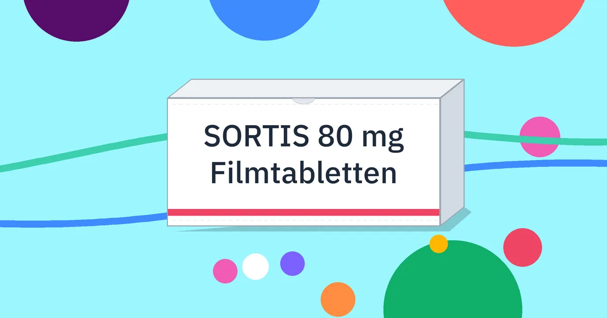 Symbolbild: Packung mit der Aufschrift SORTIS 80 mg Filmtabletten (PZN 10317991) – Verfügbarkeit und Bezug in Apotheken in Frankfurt am Main