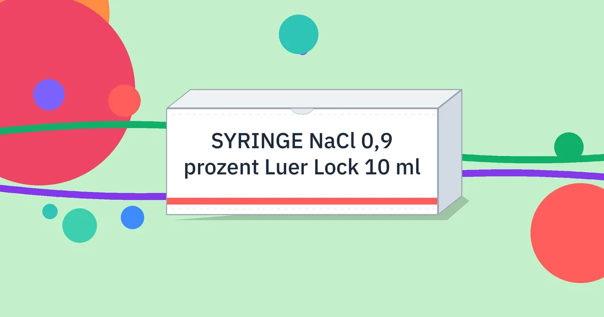 Symbolbild: Packung mit der Aufschrift SYRINGE NaCl 0,9 prozent Luer Lock 10 ml (PZN 17984934) – Verfügbarkeit und Bezug in Apotheken in Frankfurt am Main