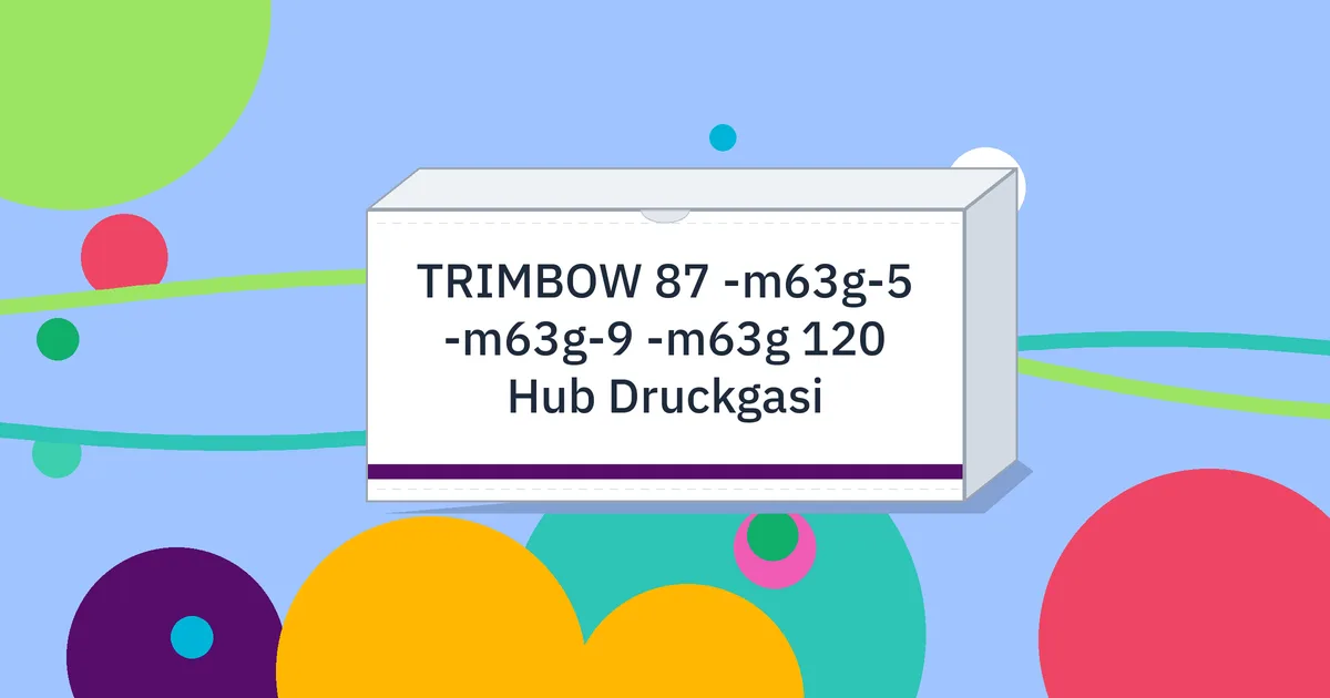 Symbolbild: Packung mit der Aufschrift TRIMBOW 87 -m63g-5 -m63g-9 -m63g 120 Hub Druckgasi (PZN 14164308) – Verfügbarkeit und Bezug in Apotheken in Frankfurt am Main