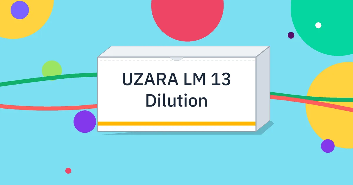 Symbolbild: Packung mit der Aufschrift UZARA LM 13 Dilution (PZN 13259917) – Verfügbarkeit und Bezug in Apotheken in Frankfurt am Main