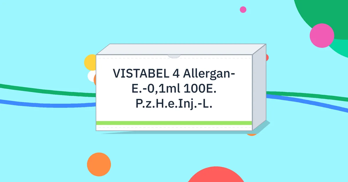 Symbolbild: Packung mit der Aufschrift VISTABEL 4 Allergan-E.-0,1ml 100E. P.z.H.e.Inj.-L. (PZN 15569645) – Verfügbarkeit und Bezug in Apotheken in Frankfurt am Main