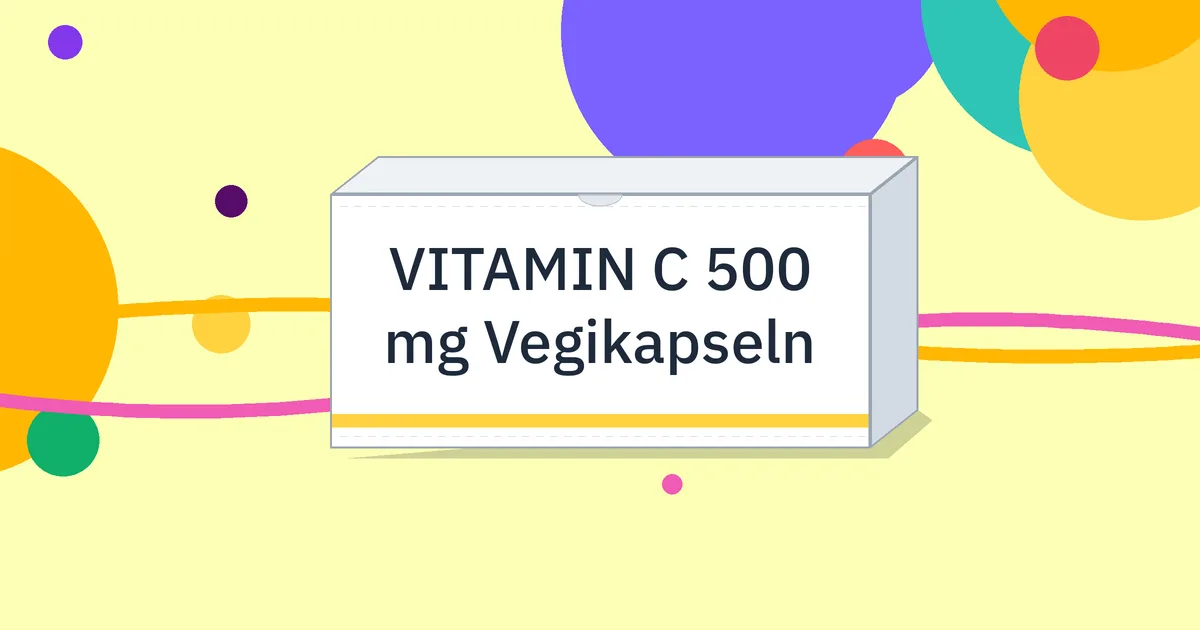 Symbolbild: Packung mit der Aufschrift VITAMIN C 500 mg Vegikapseln (PZN 16777759) – Verfügbarkeit und Bezug in Apotheken in Frankfurt am Main