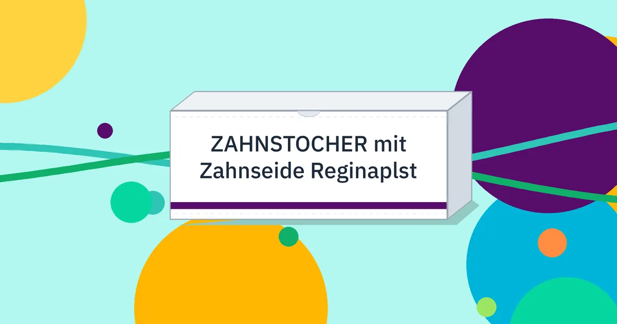 Symbolbild: Packung mit der Aufschrift ZAHNSTOCHER mit Zahnseide Reginaplst (PZN 08884748) – Verfügbarkeit und Bezug in Apotheken in Frankfurt am Main