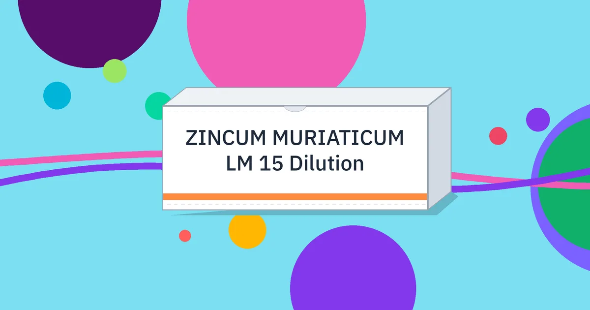Symbolbild: Packung mit der Aufschrift ZINCUM MURIATICUM LM 15 Dilution (PZN 13295712) – Verfügbarkeit und Bezug in Apotheken in Frankfurt am Main