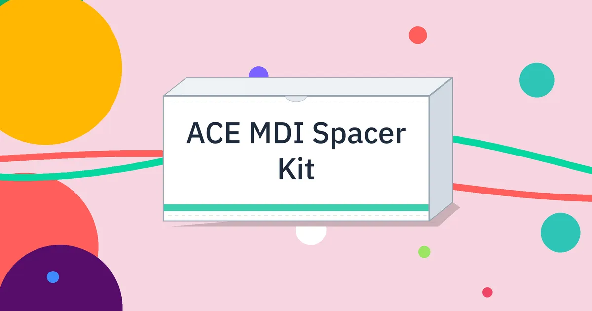 Symbolbild: Packung mit der Aufschrift ACE MDI Spacer Kit (PZN 00049928) – Verfügbarkeit und Bezug in Apotheken in Frankfurt am Main