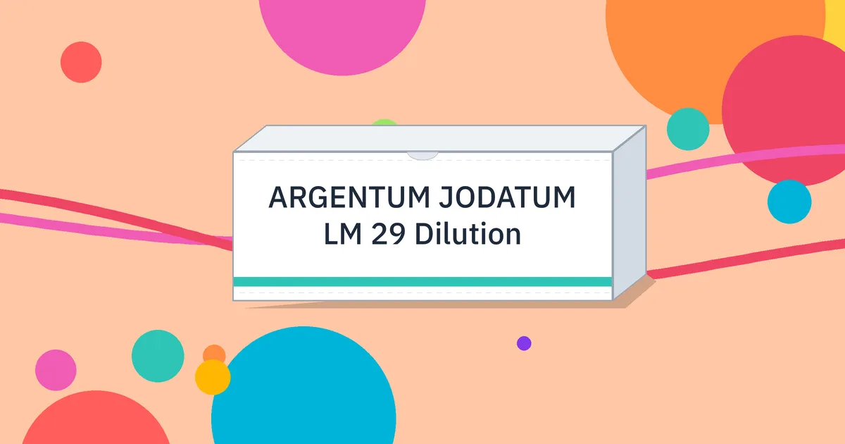 Symbolbild: Packung mit der Aufschrift ARGENTUM JODATUM LM 29 Dilution (PZN 12767586) – Verfügbarkeit und Bezug in Apotheken in Frankfurt am Main
