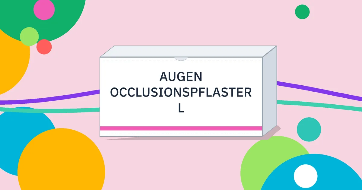 Symbolbild: Packung mit der Aufschrift AUGEN OCCLUSIONSPFLASTER L (PZN 17622705) – Verfügbarkeit und Bezug in Apotheken in Frankfurt am Main