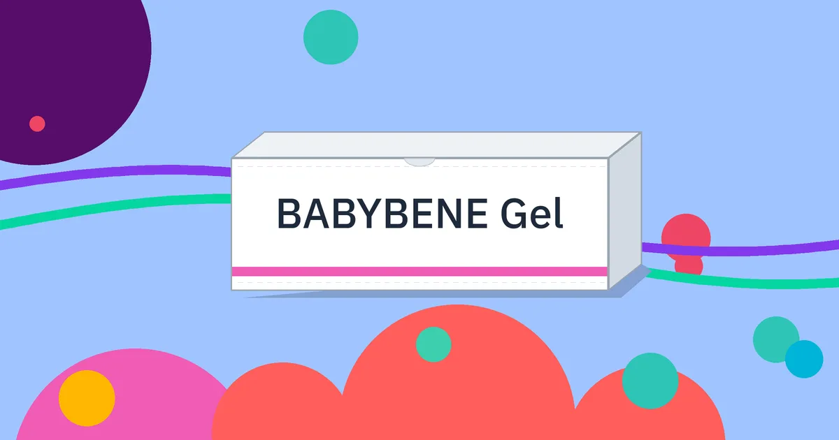 Symbolbild: Packung mit der Aufschrift BABYBENE Gel (PZN 10033420) – Verfügbarkeit und Bezug in Apotheken in Frankfurt am Main