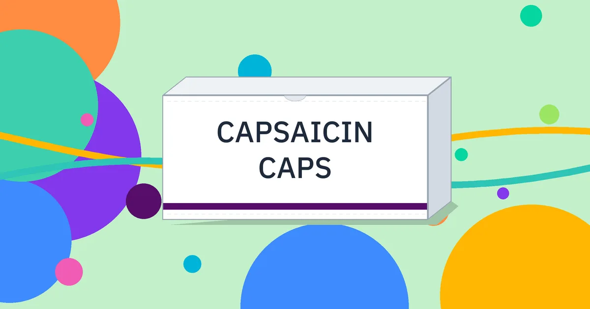 Symbolbild: Packung mit der Aufschrift CAPSAICIN CAPS (PZN 08447930) – Verfügbarkeit und Bezug in Apotheken in Frankfurt am Main