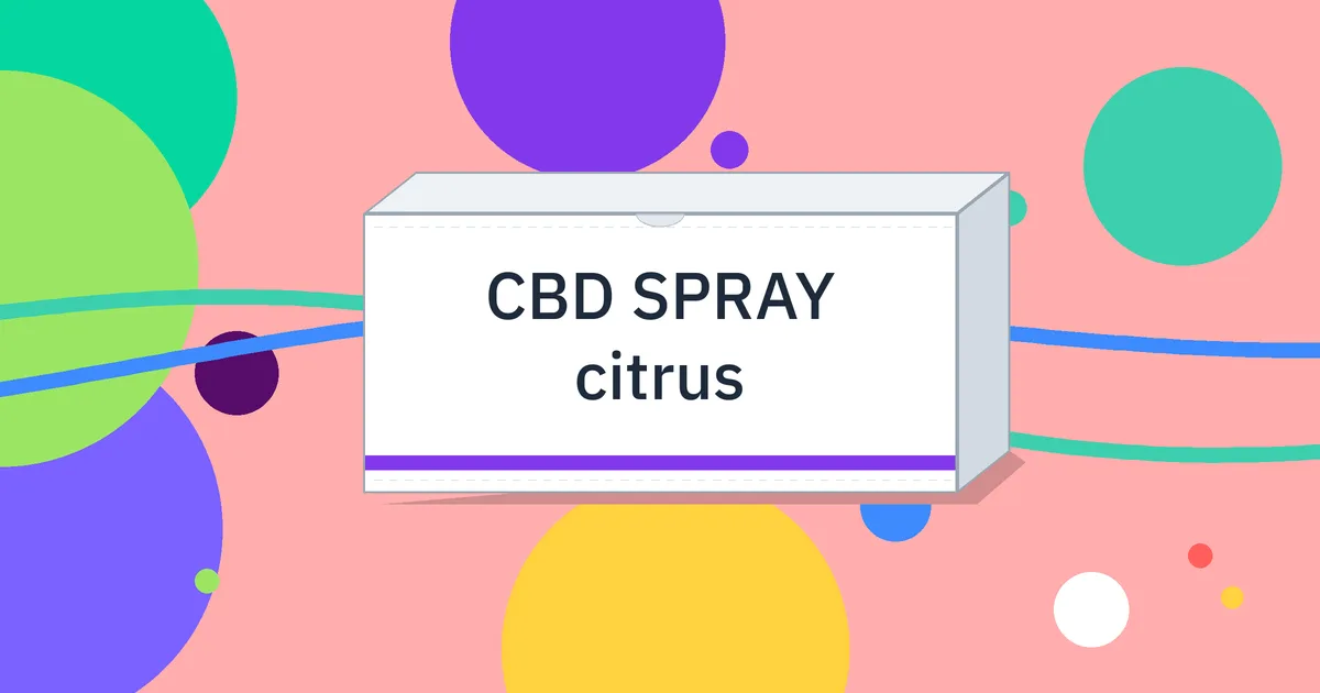 Symbolbild: Packung mit der Aufschrift CBD SPRAY citrus (PZN 17313536) – Verfügbarkeit und Bezug in Apotheken in Frankfurt am Main