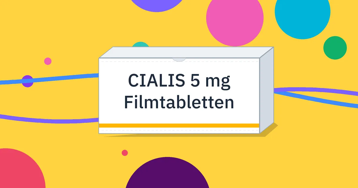 Symbolbild: Packung mit der Aufschrift CIALIS 5 mg Filmtabletten (PZN 08463366) – Verfügbarkeit und Bezug in Apotheken in Frankfurt am Main