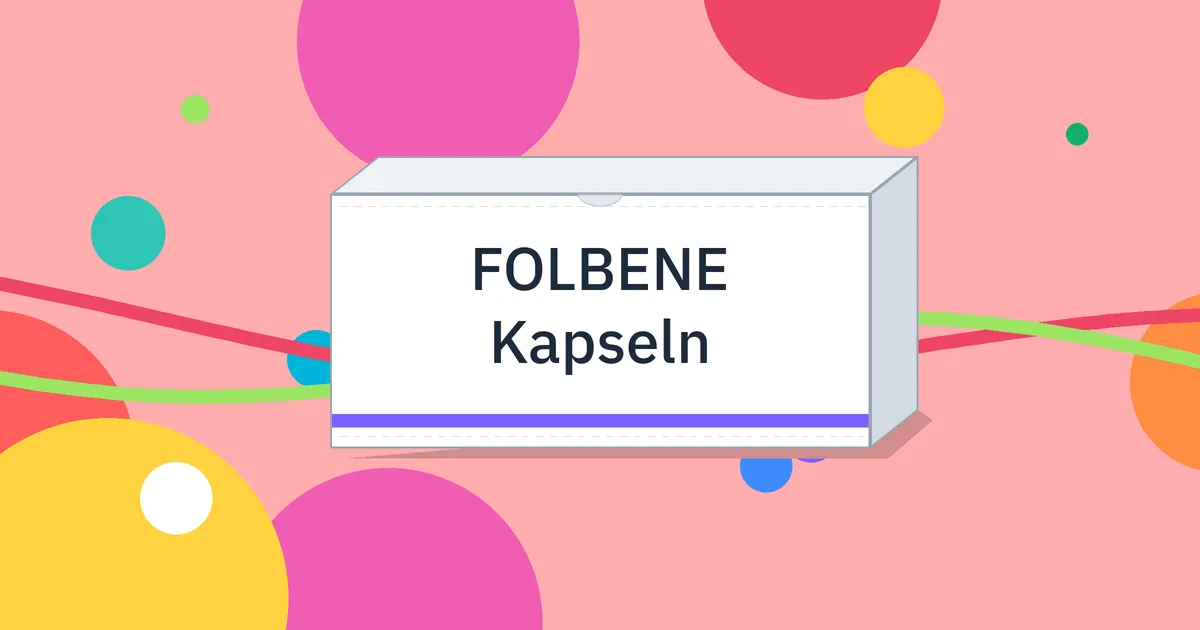 Symbolbild: Packung mit der Aufschrift FOLBENE Kapseln (PZN 07498612) – Verfügbarkeit und Bezug in Apotheken in Frankfurt am Main
