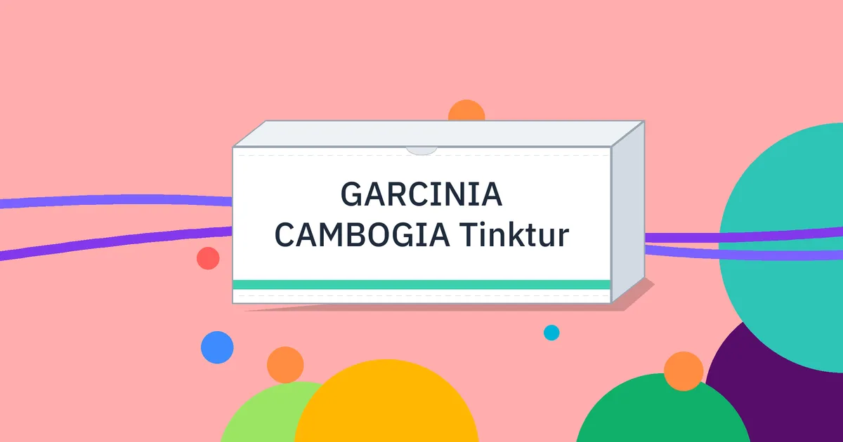 Symbolbild: Packung mit der Aufschrift GARCINIA CAMBOGIA Tinktur (PZN 18217912) – Verfügbarkeit und Bezug in Apotheken in Frankfurt am Main