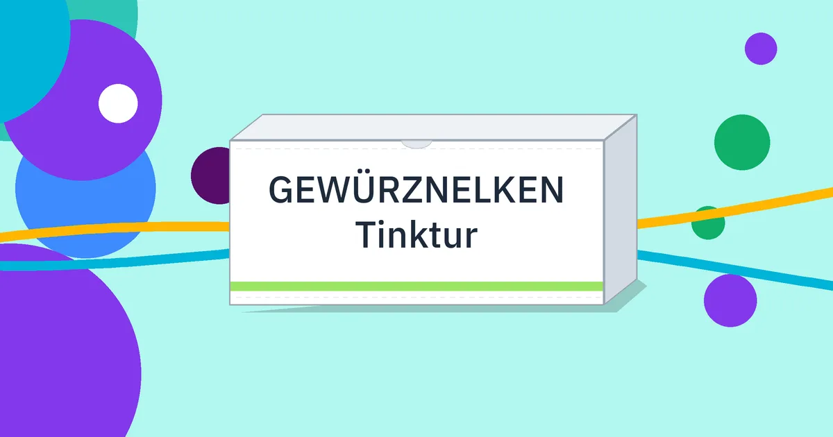 Symbolbild: Packung mit der Aufschrift GEWÜRZNELKEN Tinktur (PZN 17186753) – Verfügbarkeit und Bezug in Apotheken in Frankfurt am Main