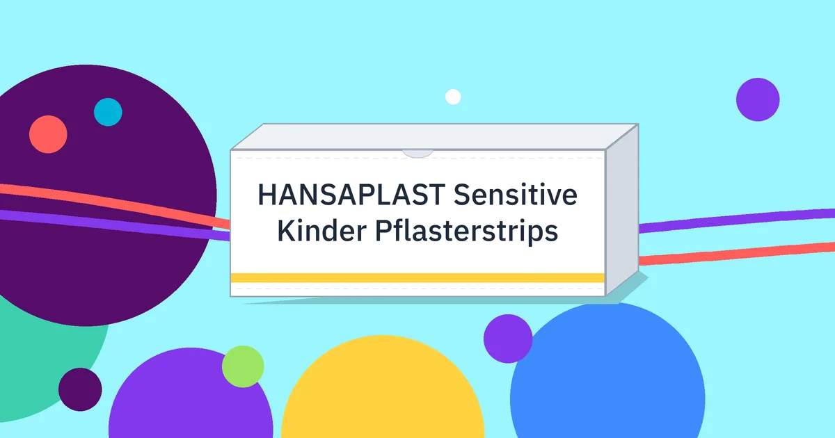 Symbolbild: Packung mit der Aufschrift HANSAPLAST Sensitive Kinder Pflasterstrips (PZN 16759224) – Verfügbarkeit und Bezug in Apotheken in Frankfurt am Main