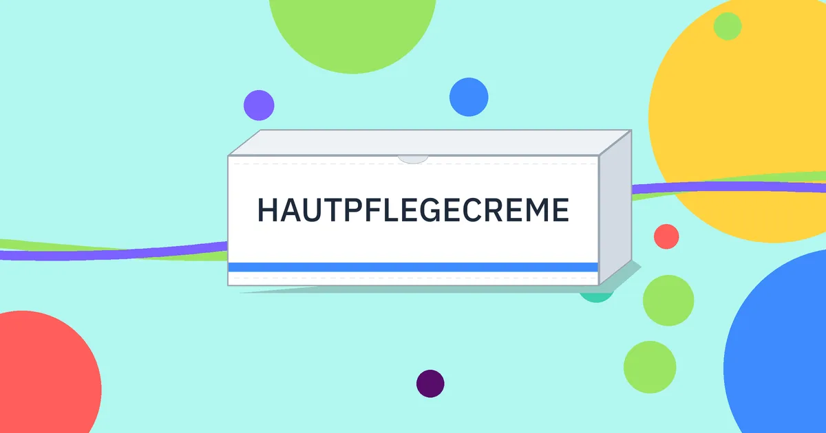 Symbolbild: Packung mit der Aufschrift HAUTPFLEGECREME (PZN 20338416) – Verfügbarkeit und Bezug in Apotheken in Frankfurt am Main