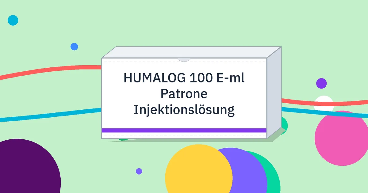 Symbolbild: Packung mit der Aufschrift HUMALOG 100 E-ml Patrone Injektionslösung (PZN 14354256) – Verfügbarkeit und Bezug in Apotheken in Frankfurt am Main