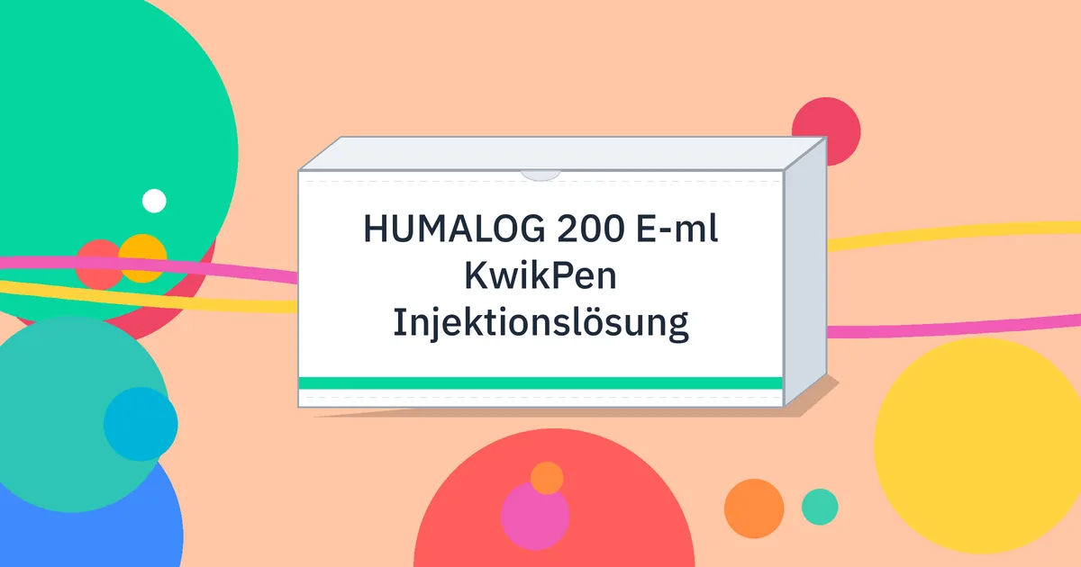 Symbolbild: Packung mit der Aufschrift HUMALOG 200 E-ml KwikPen Injektionslösung (PZN 16736720) – Verfügbarkeit und Bezug in Apotheken in Frankfurt am Main