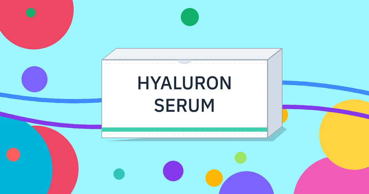 Symbolbild: Packung mit der Aufschrift HYALURON SERUM (PZN 16260677) – Verfügbarkeit und Bezug in Apotheken in Frankfurt am Main