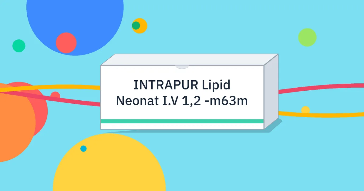 Symbolbild: Packung mit der Aufschrift INTRAPUR Lipid Neonat I.V 1,2 -m63m (PZN 06344278) – Verfügbarkeit und Bezug in Apotheken in Frankfurt am Main