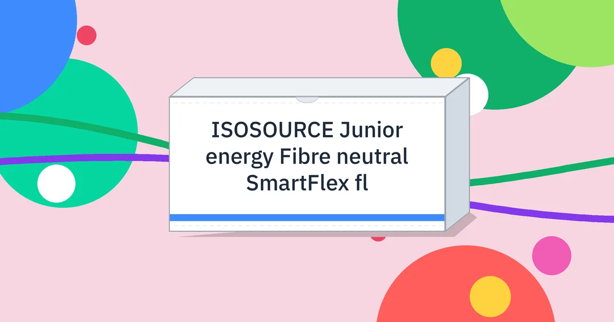 Symbolbild: Packung mit der Aufschrift ISOSOURCE Junior energy Fibre neutral SmartFlex fl (PZN 19491377) – Verfügbarkeit und Bezug in Apotheken in Frankfurt am Main
