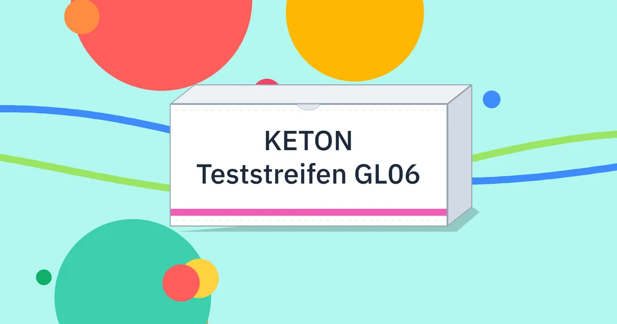 Symbolbild: Packung mit der Aufschrift KETON Teststreifen GL06 (PZN 18850495) – Verfügbarkeit und Bezug in Apotheken in Frankfurt am Main