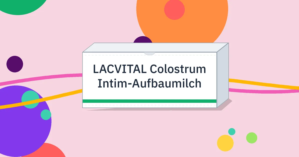 Symbolbild: Packung mit der Aufschrift LACVITAL Colostrum Intim-Aufbaumilch (PZN 01886856) – Verfügbarkeit und Bezug in Apotheken in Frankfurt am Main