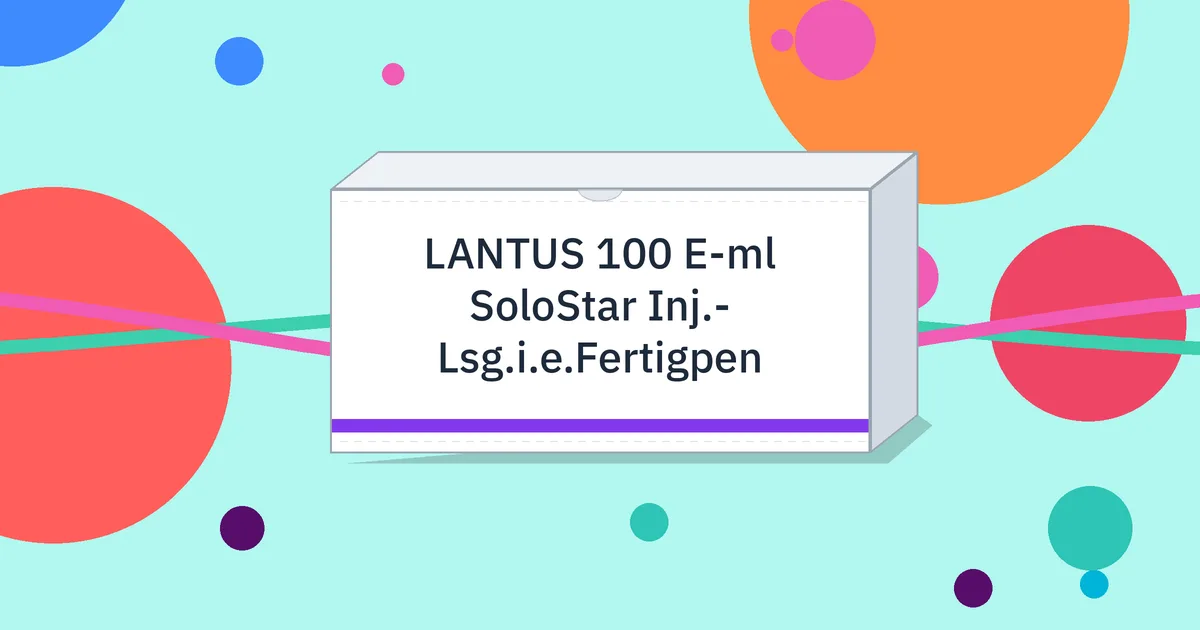 Symbolbild: Packung mit der Aufschrift LANTUS 100 E-ml SoloStar Inj.-Lsg.i.e.Fertigpen (PZN 10713190) – Verfügbarkeit und Bezug in Apotheken in Frankfurt am Main