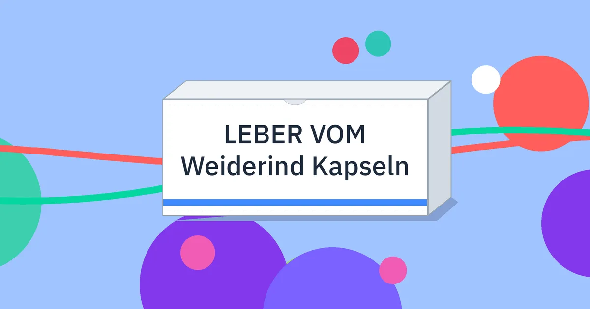 Symbolbild: Packung mit der Aufschrift LEBER VOM Weiderind Kapseln (PZN 18779082) – Verfügbarkeit und Bezug in Apotheken in Frankfurt am Main