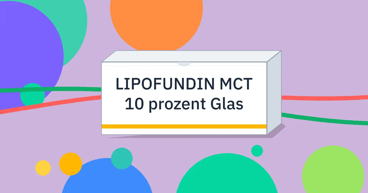 Symbolbild: Packung mit der Aufschrift LIPOFUNDIN MCT 10 prozent Glas (PZN 02765296) – Verfügbarkeit und Bezug in Apotheken in Frankfurt am Main