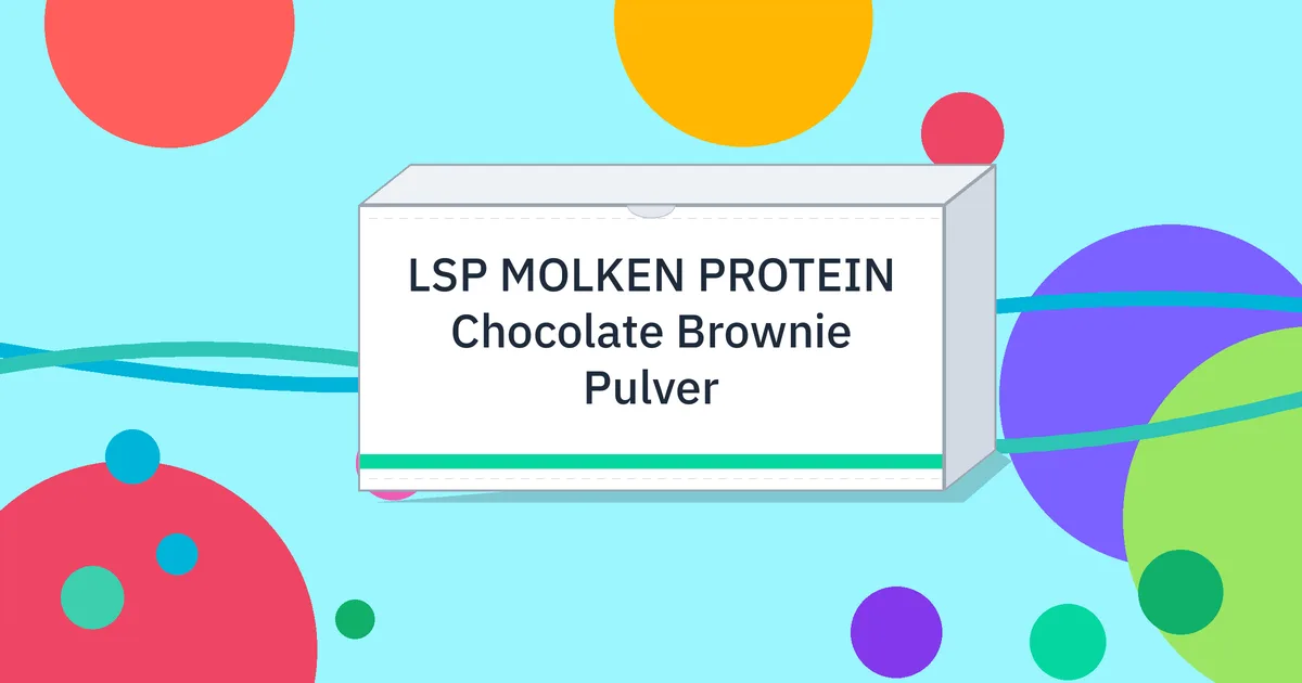 Symbolbild: Packung mit der Aufschrift LSP MOLKEN PROTEIN Chocolate Brownie Pulver (PZN 09725242) – Verfügbarkeit und Bezug in Apotheken in Frankfurt am Main