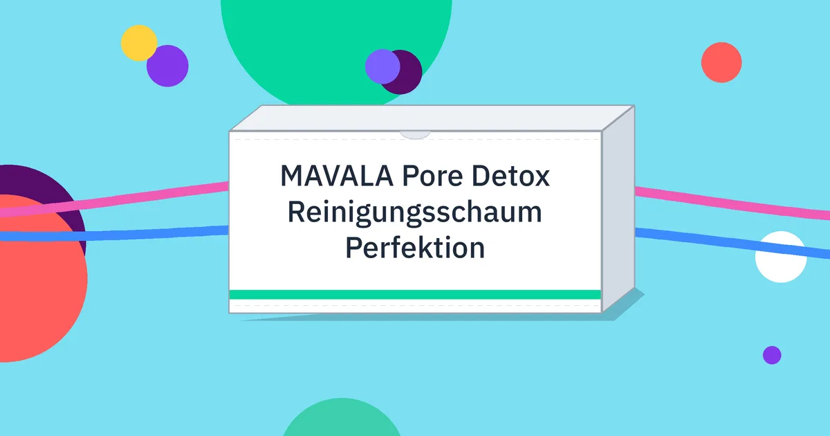 Symbolbild: Packung mit der Aufschrift MAVALA Pore Detox Reinigungsschaum Perfektion (PZN 13694688) – Verfügbarkeit und Bezug in Apotheken in Frankfurt am Main