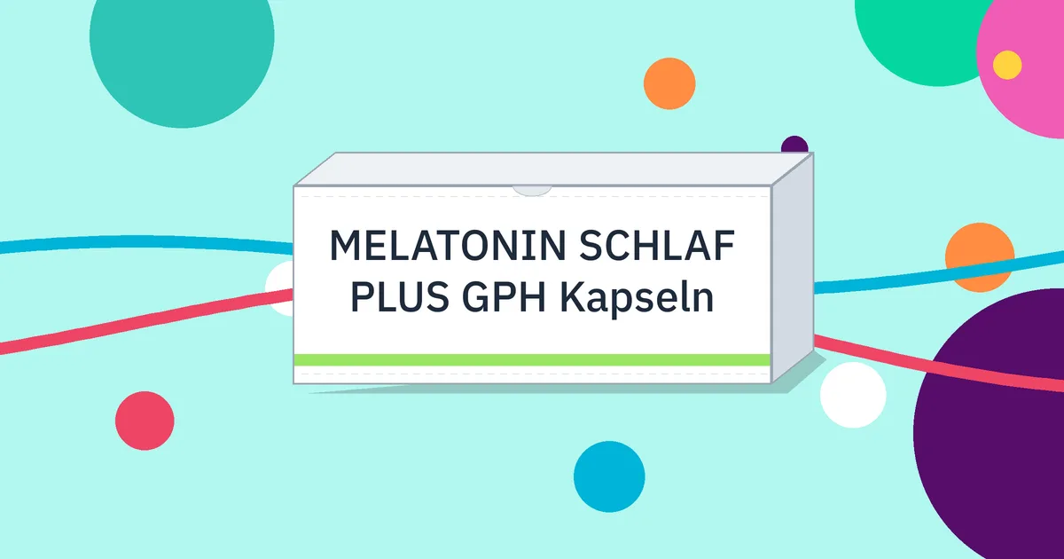Symbolbild: Packung mit der Aufschrift MELATONIN SCHLAF PLUS GPH Kapseln (PZN 15614305) – Verfügbarkeit und Bezug in Apotheken in Frankfurt am Main