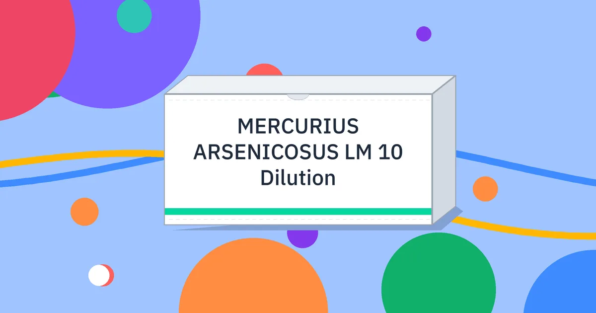 Symbolbild: Packung mit der Aufschrift MERCURIUS ARSENICOSUS LM 10 Dilution (PZN 13606075) – Verfügbarkeit und Bezug in Apotheken in Frankfurt am Main