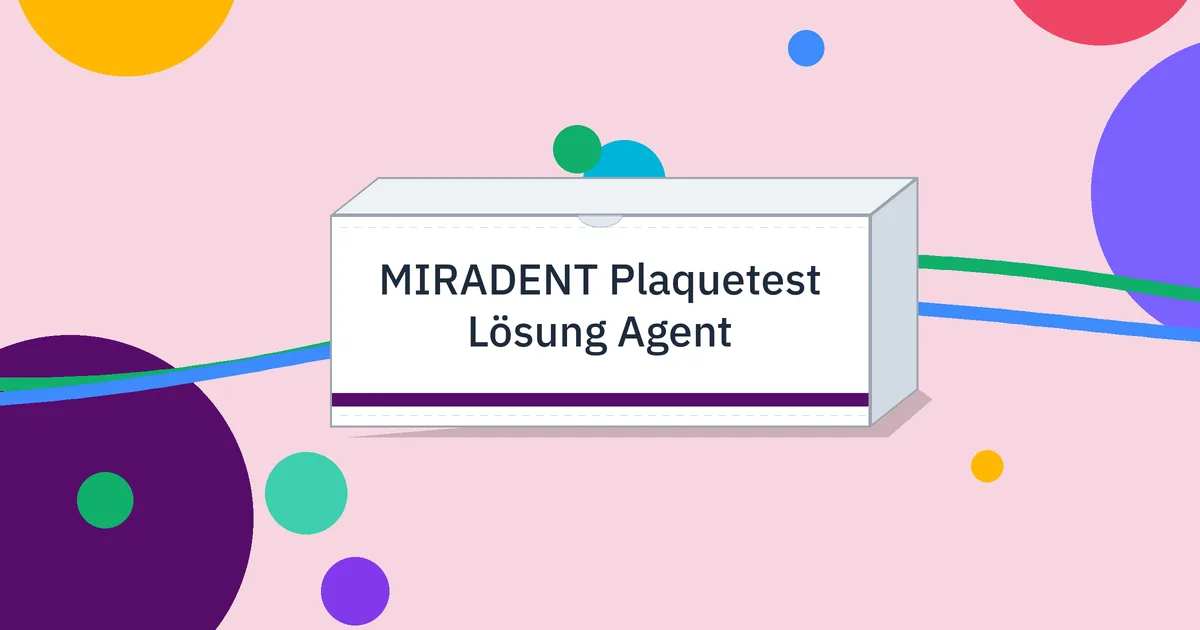 Symbolbild: Packung mit der Aufschrift MIRADENT Plaquetest Lösung Agent (PZN 07299485) – Verfügbarkeit und Bezug in Apotheken in Frankfurt am Main