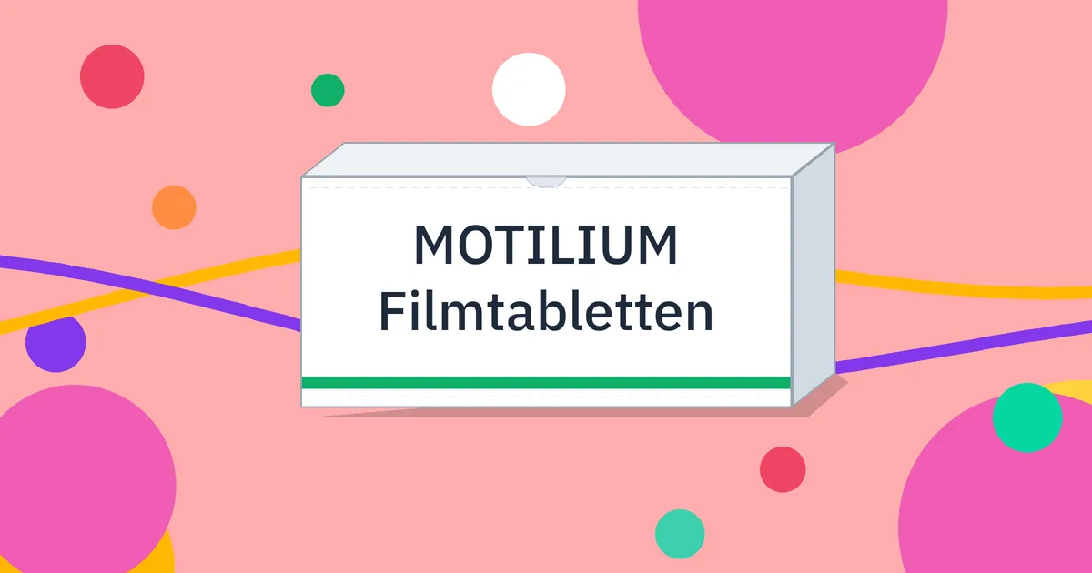 Symbolbild: Packung mit der Aufschrift MOTILIUM Filmtabletten (PZN 03050866) – Verfügbarkeit und Bezug in Apotheken in Frankfurt am Main