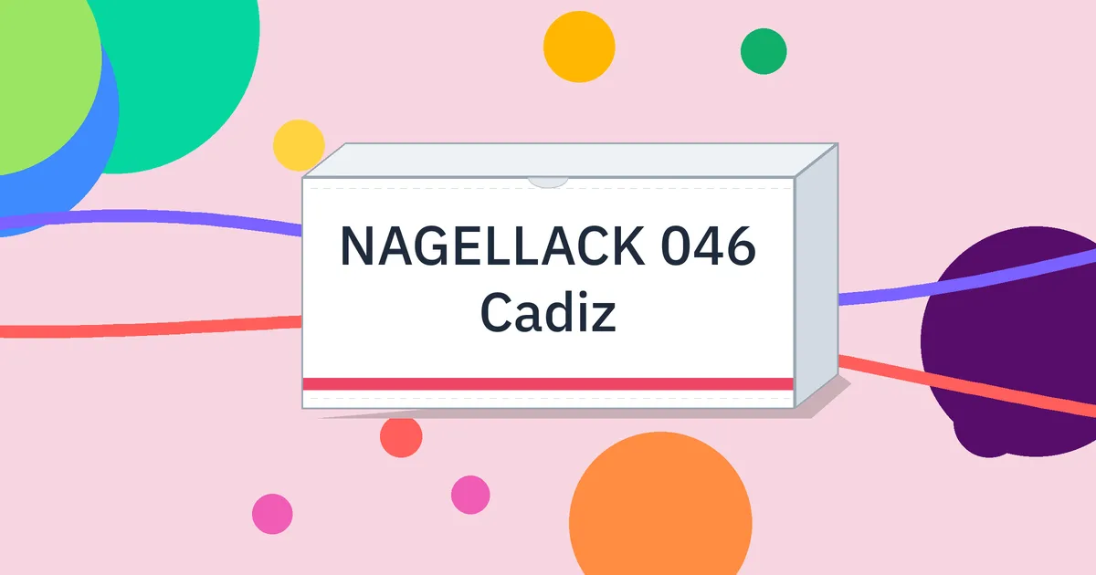 Symbolbild: Packung mit der Aufschrift NAGELLACK 046 Cadiz (PZN 10949691) – Verfügbarkeit und Bezug in Apotheken in Frankfurt am Main