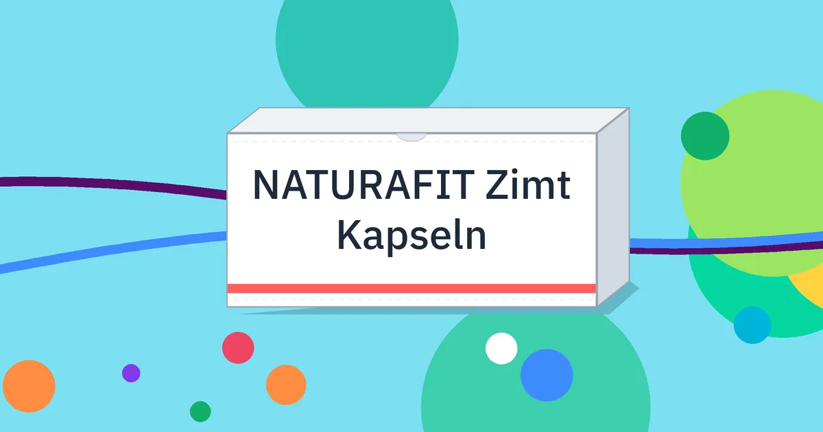 Symbolbild: Packung mit der Aufschrift NATURAFIT Zimt Kapseln (PZN 03679392) – Verfügbarkeit und Bezug in Apotheken in Frankfurt am Main