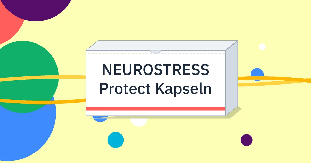 Symbolbild: Packung mit der Aufschrift NEUROSTRESS Protect Kapseln (PZN 09370974) – Verfügbarkeit und Bezug in Apotheken in Frankfurt am Main