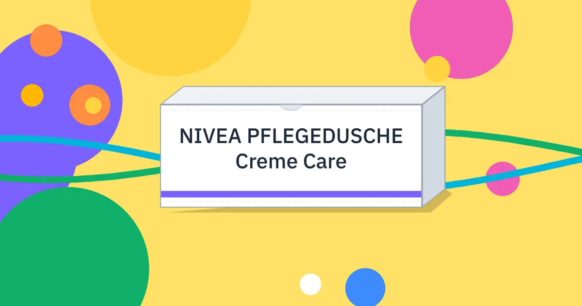 Symbolbild: Packung mit der Aufschrift NIVEA PFLEGEDUSCHE Creme Care (PZN 20723048) – Verfügbarkeit und Bezug in Apotheken in Frankfurt am Main
