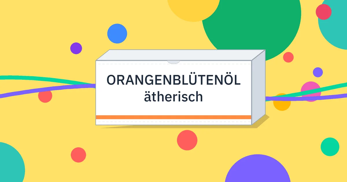 Symbolbild: Packung mit der Aufschrift ORANGENBLÜTENÖL ätherisch (PZN 15236694) – Verfügbarkeit und Bezug in Apotheken in Frankfurt am Main