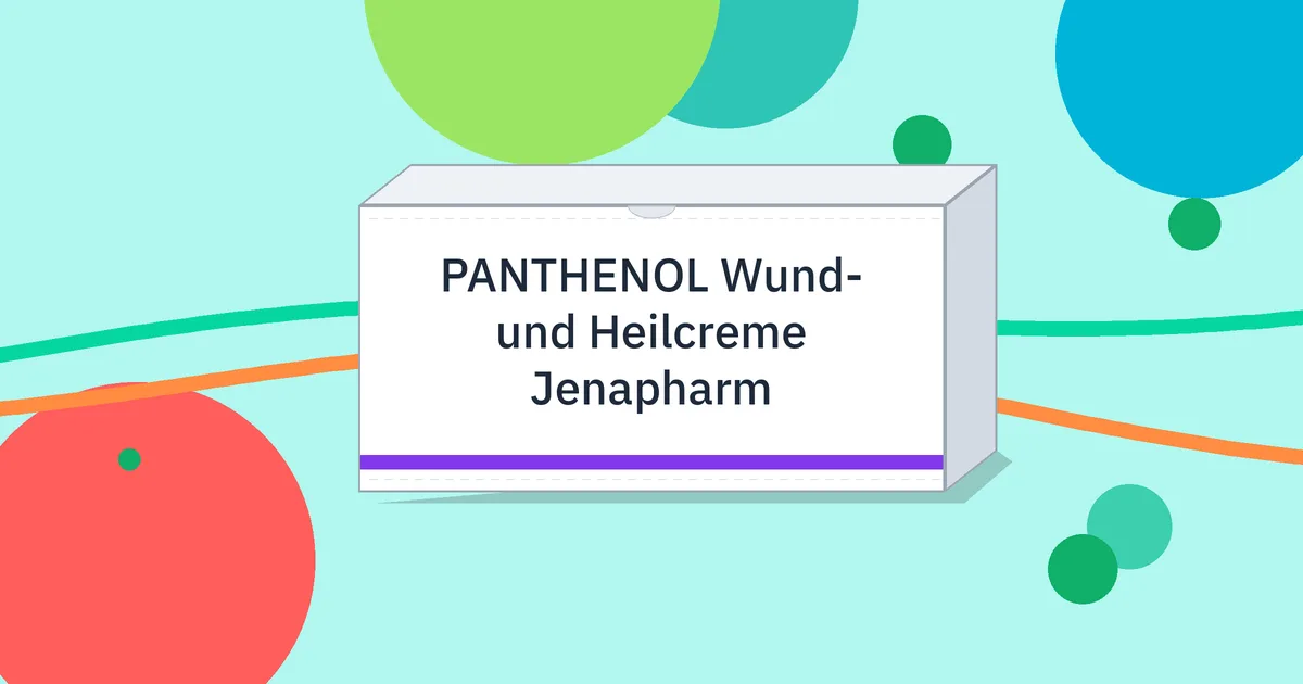 Symbolbild: Packung mit der Aufschrift PANTHENOL Wund- und Heilcreme Jenapharm (PZN 08814512) – Verfügbarkeit und Bezug in Apotheken in Frankfurt am Main