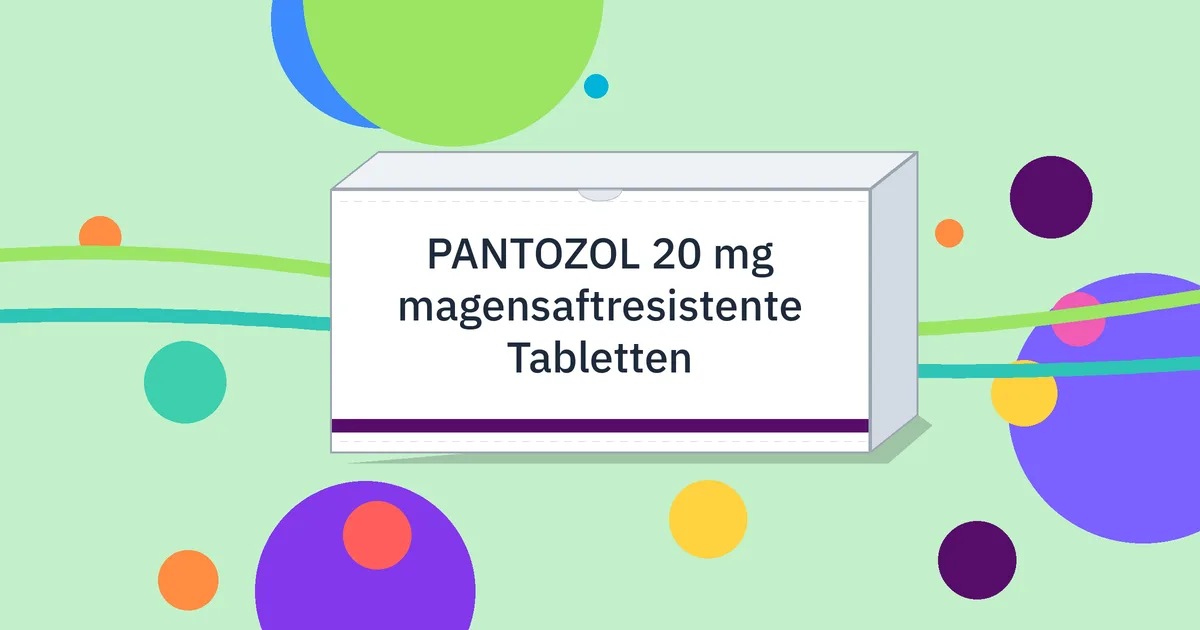 Symbolbild: Packung mit der Aufschrift PANTOZOL 20 mg magensaftresistente Tabletten (PZN 17952503) – Verfügbarkeit und Bezug in Apotheken in Frankfurt am Main