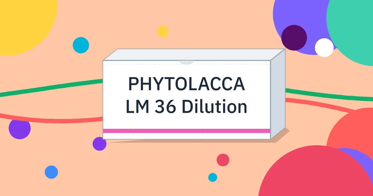 Symbolbild: Packung mit der Aufschrift PHYTOLACCA LM 36 Dilution (PZN 13036459) – Verfügbarkeit und Bezug in Apotheken in Frankfurt am Main