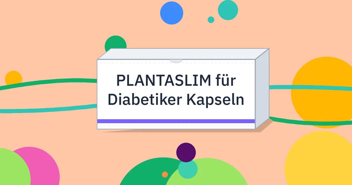 Symbolbild: Packung mit der Aufschrift PLANTASLIM für Diabetiker Kapseln (PZN 18296946) – Verfügbarkeit und Bezug in Apotheken in Frankfurt am Main